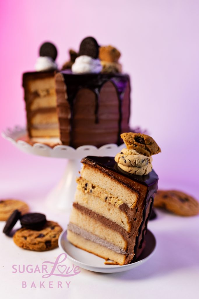 Cookie Two Step Cake – Sugar Love Bakery